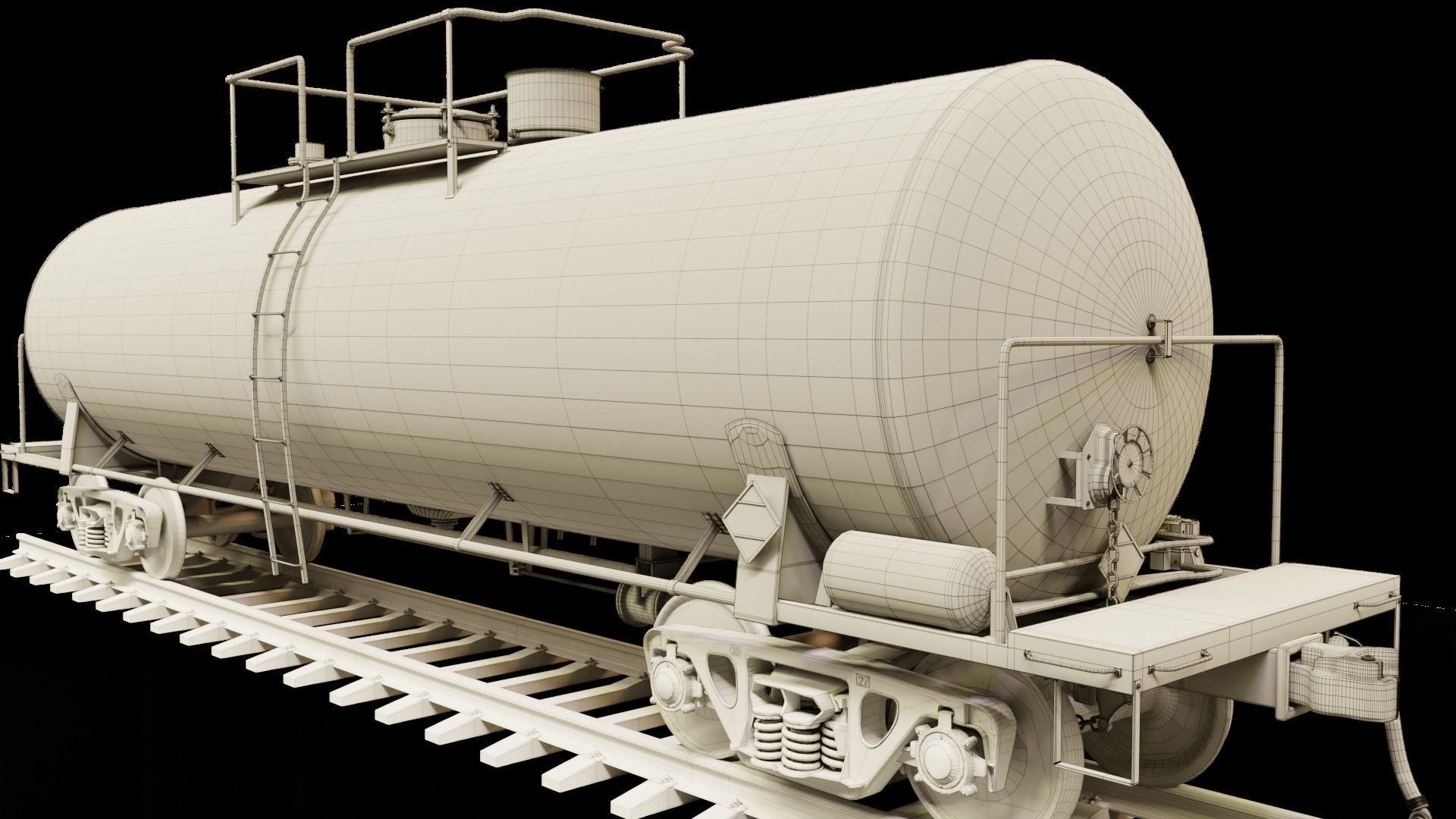 Railway Tank Car Model - TurboSquid 1843026