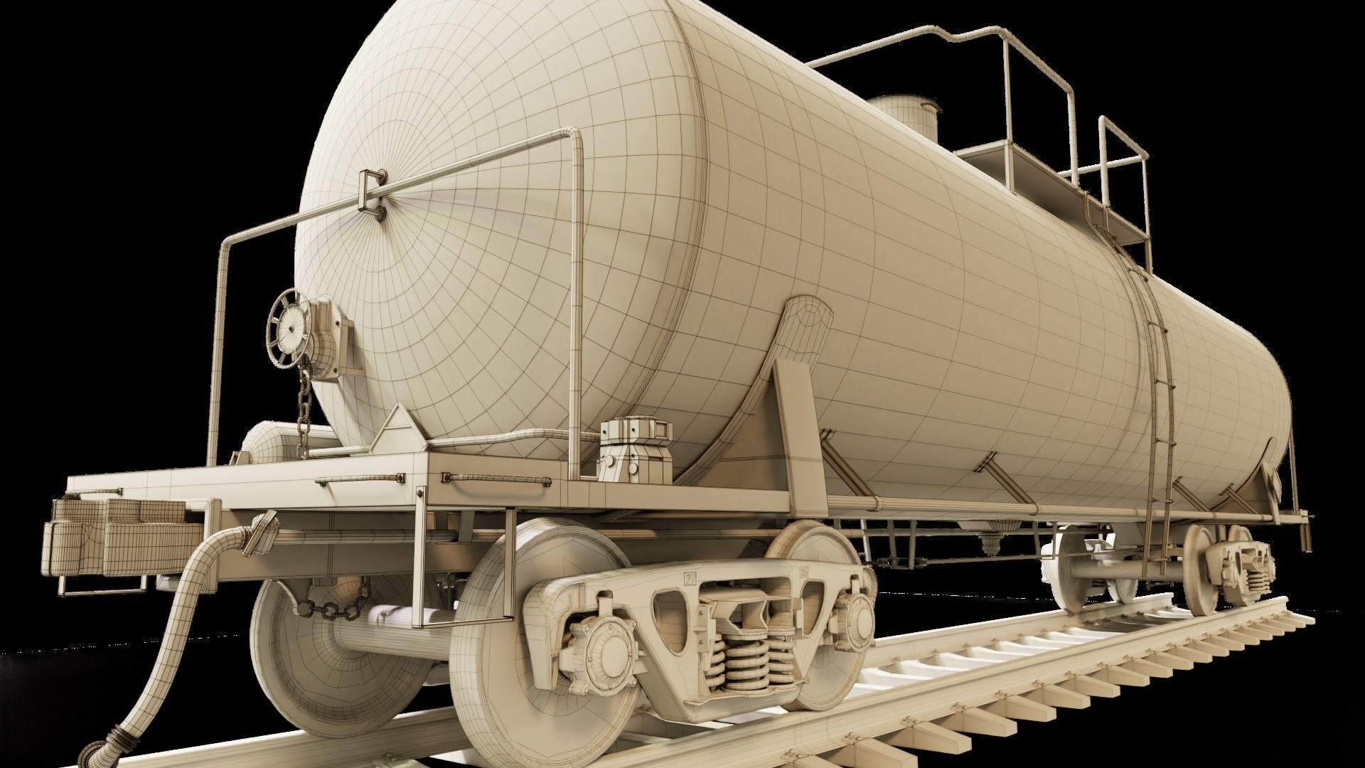 Railway Tank Car Model - TurboSquid 1843026