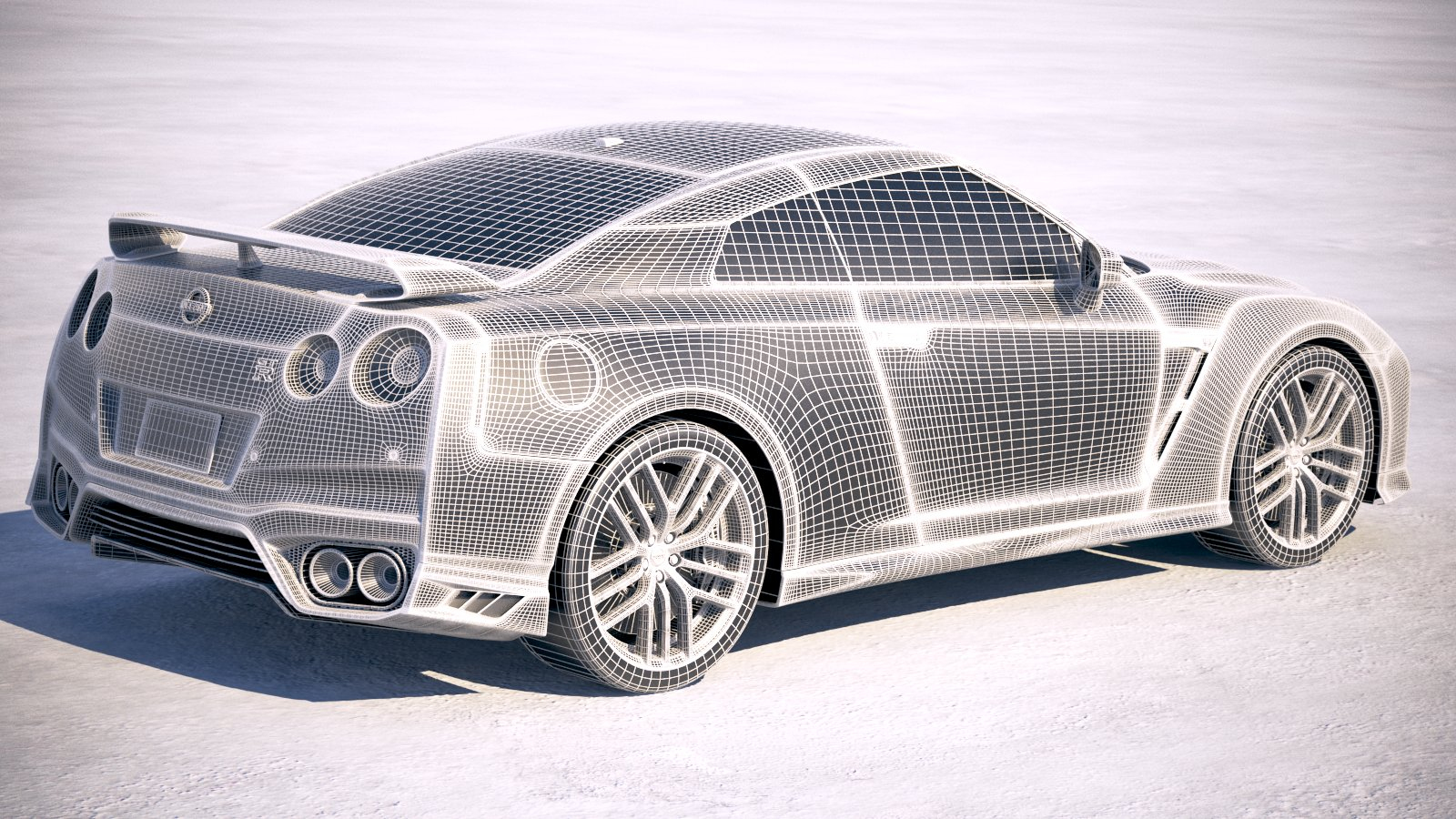 Nissan gt-r 2018 model - TurboSquid 1299677