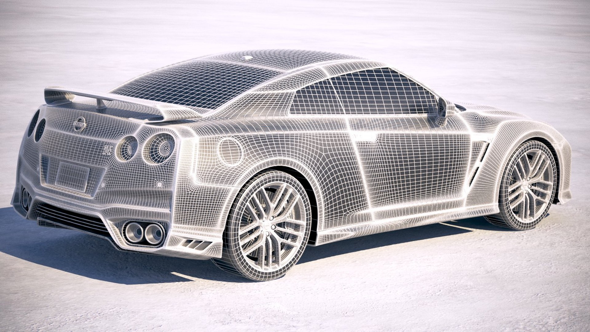 Nissan Gt-r 2018 Model - TurboSquid 1299677