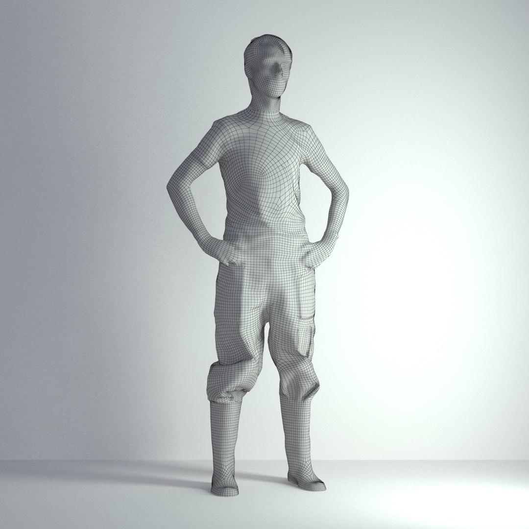 Scanned 3dscan Man 011 3D - TurboSquid 1165493