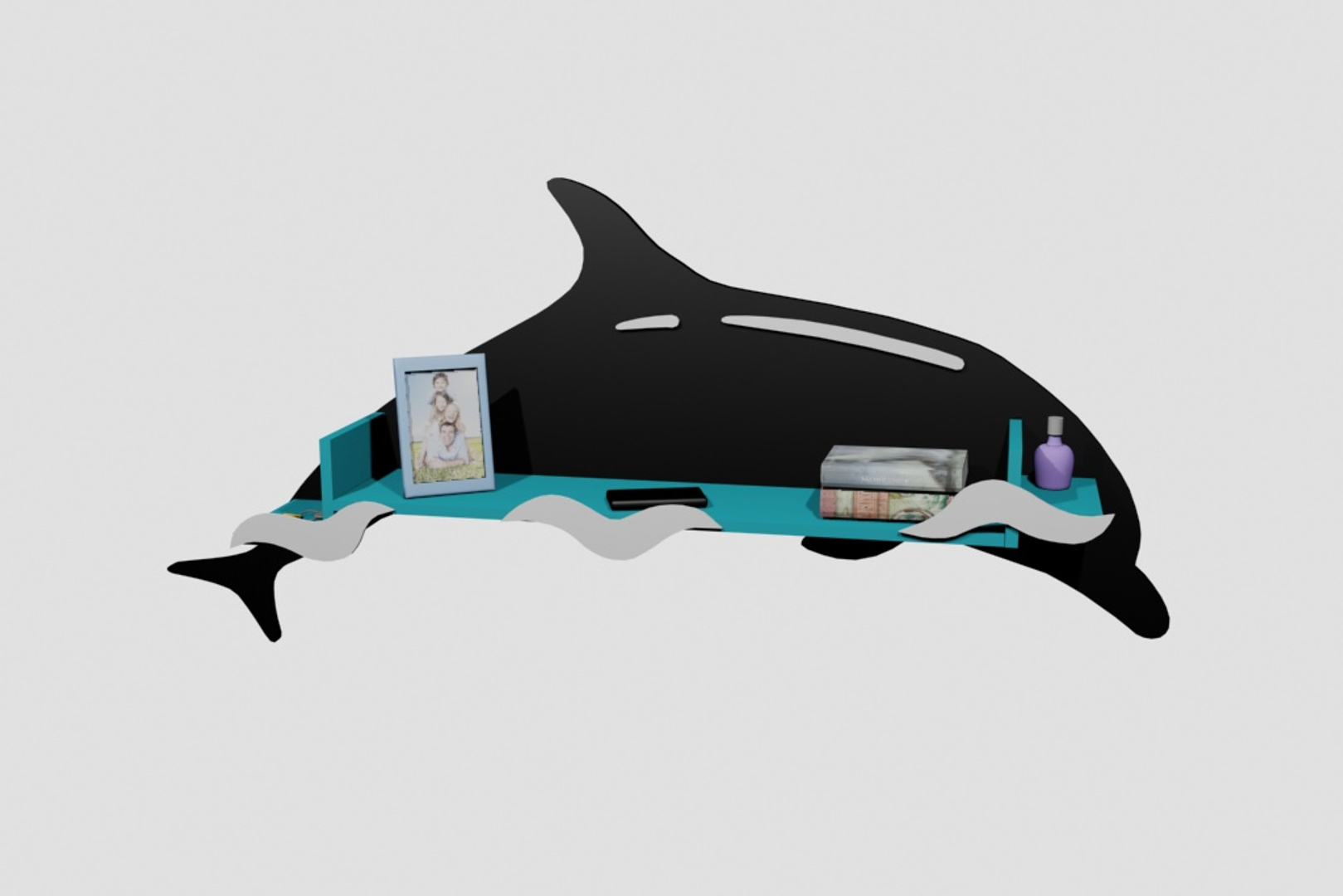 3D dolphin shelf model - TurboSquid 1213554