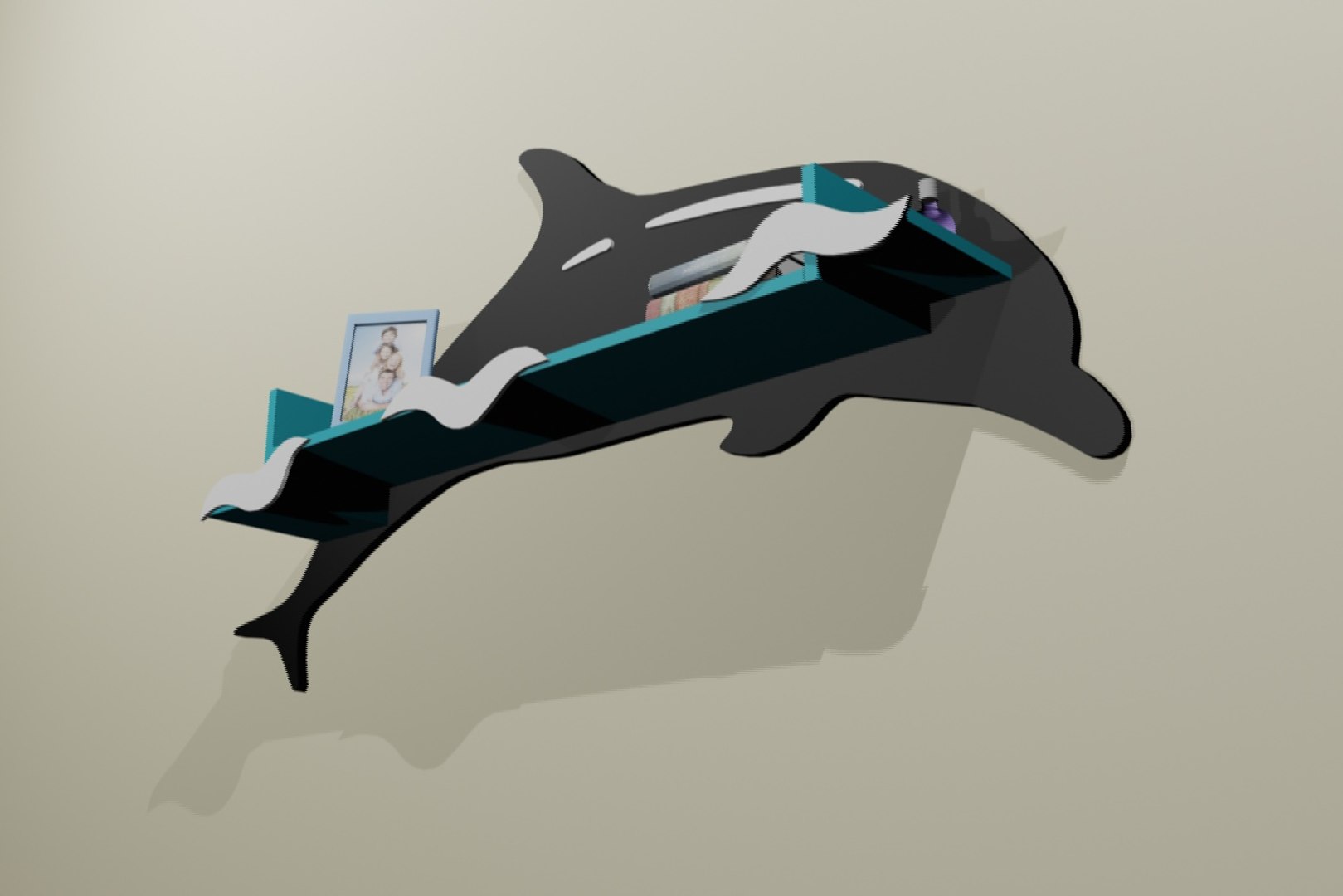 3D dolphin shelf model - TurboSquid 1213554