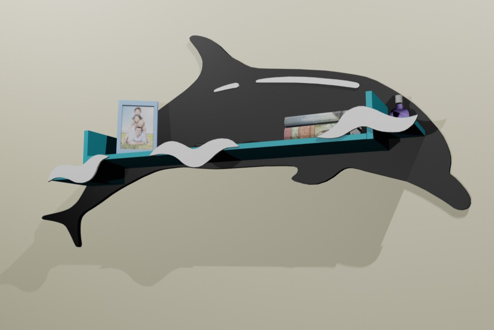 3D dolphin shelf model - TurboSquid 1213554