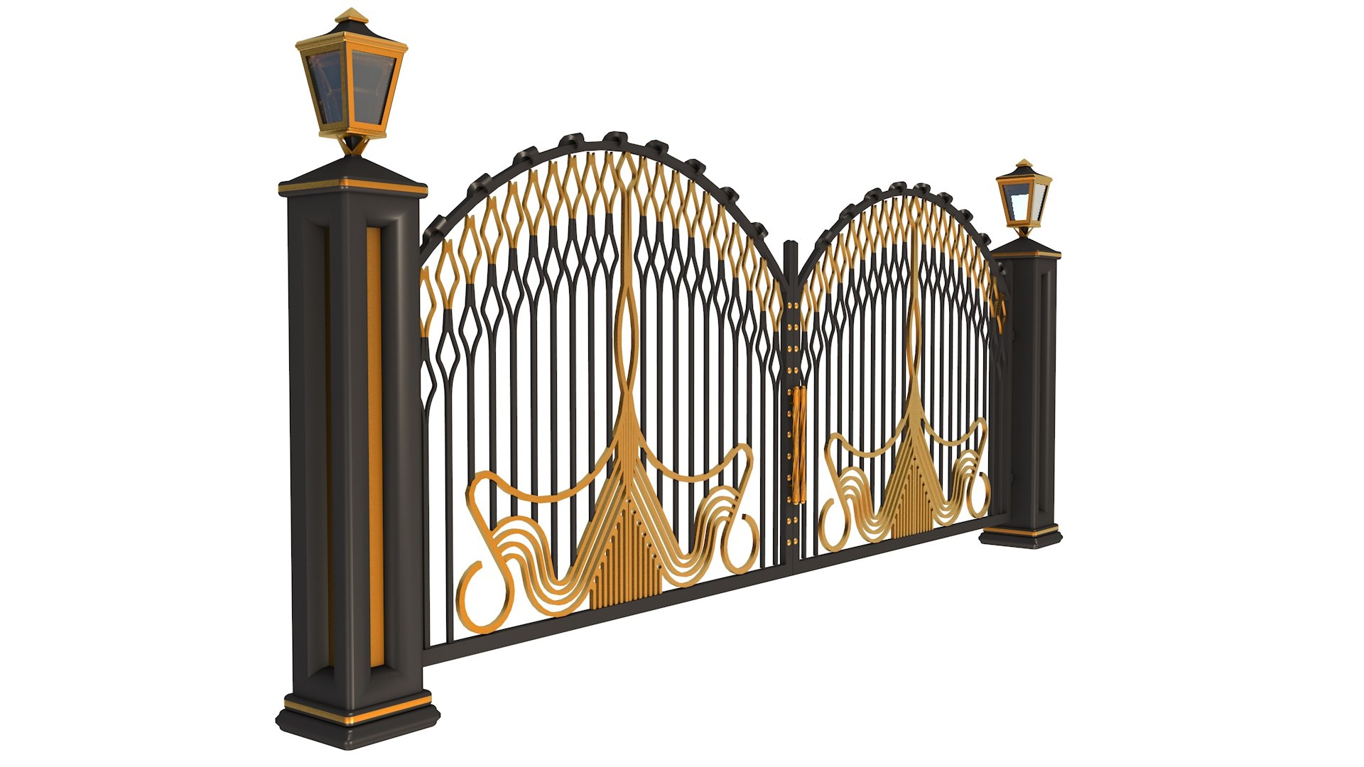 3D Classic Iron Gate collection - TurboSquid 1812788