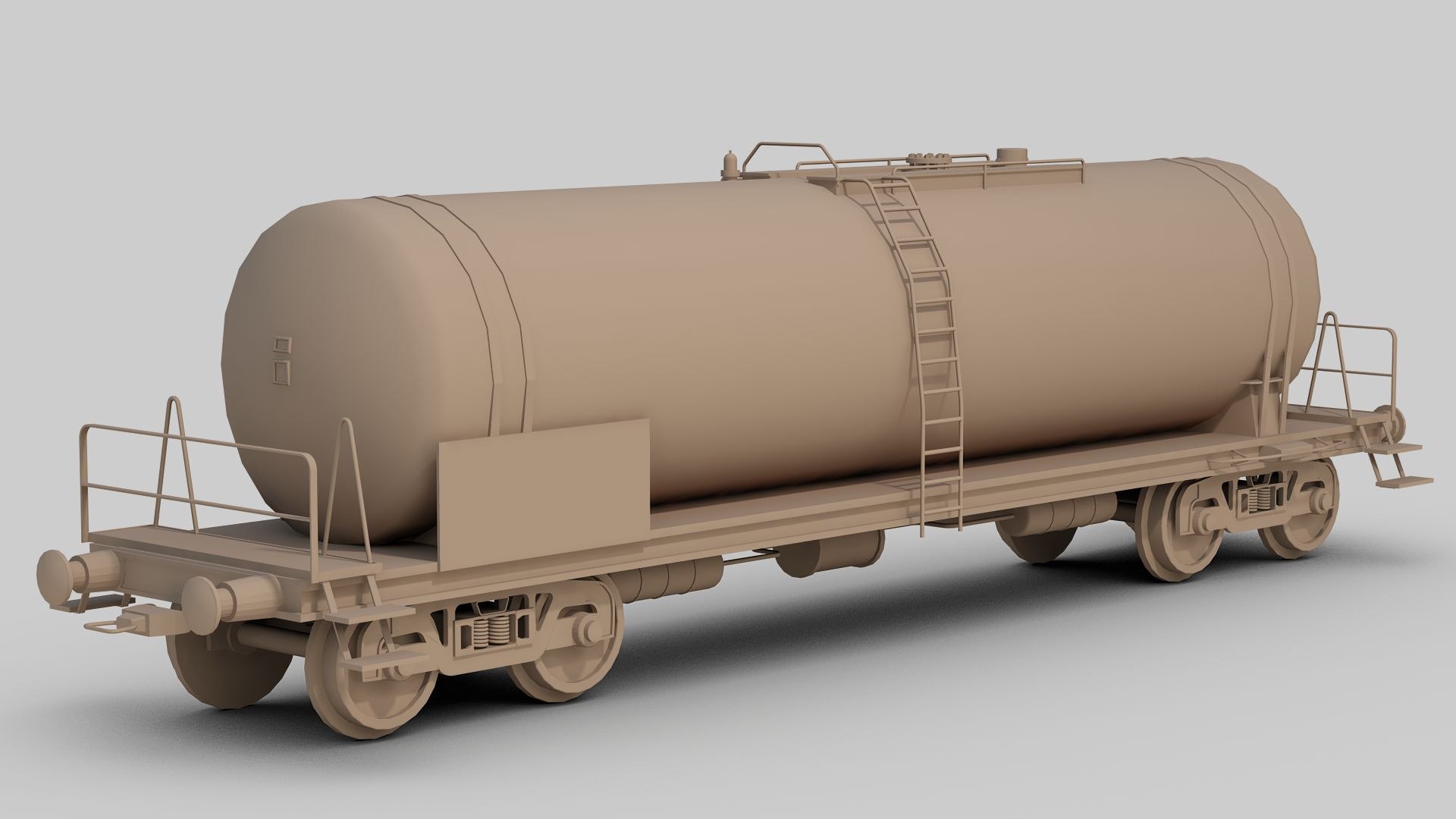 3D Railroad Tank Car Model - TurboSquid 1860584