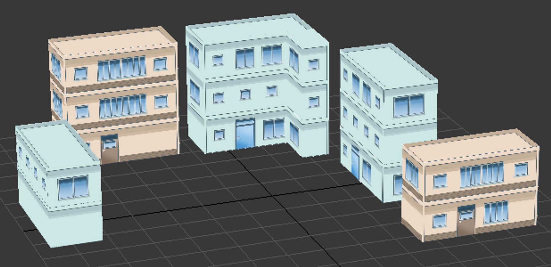 3d Modular Buildings Model