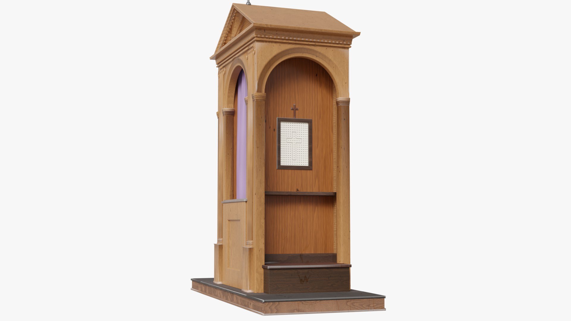 3D Model Confessional - TurboSquid 2112507