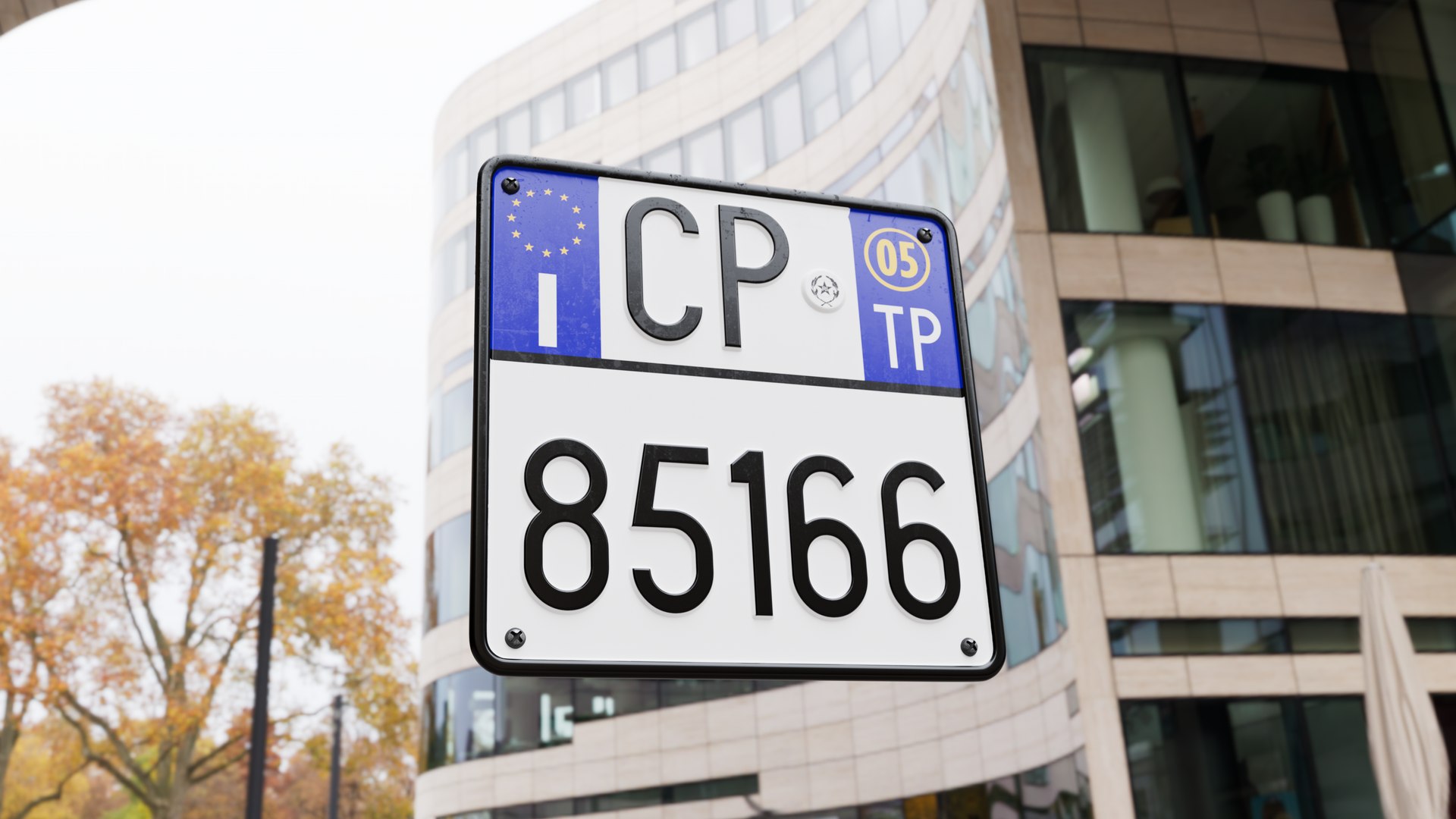 3D Italian Number Plate - TurboSquid 2350997