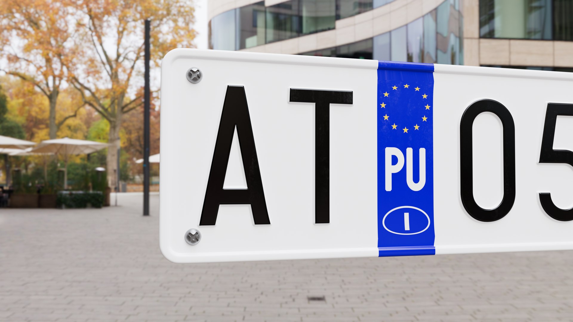 3D Italian Number Plate - TurboSquid 2350997