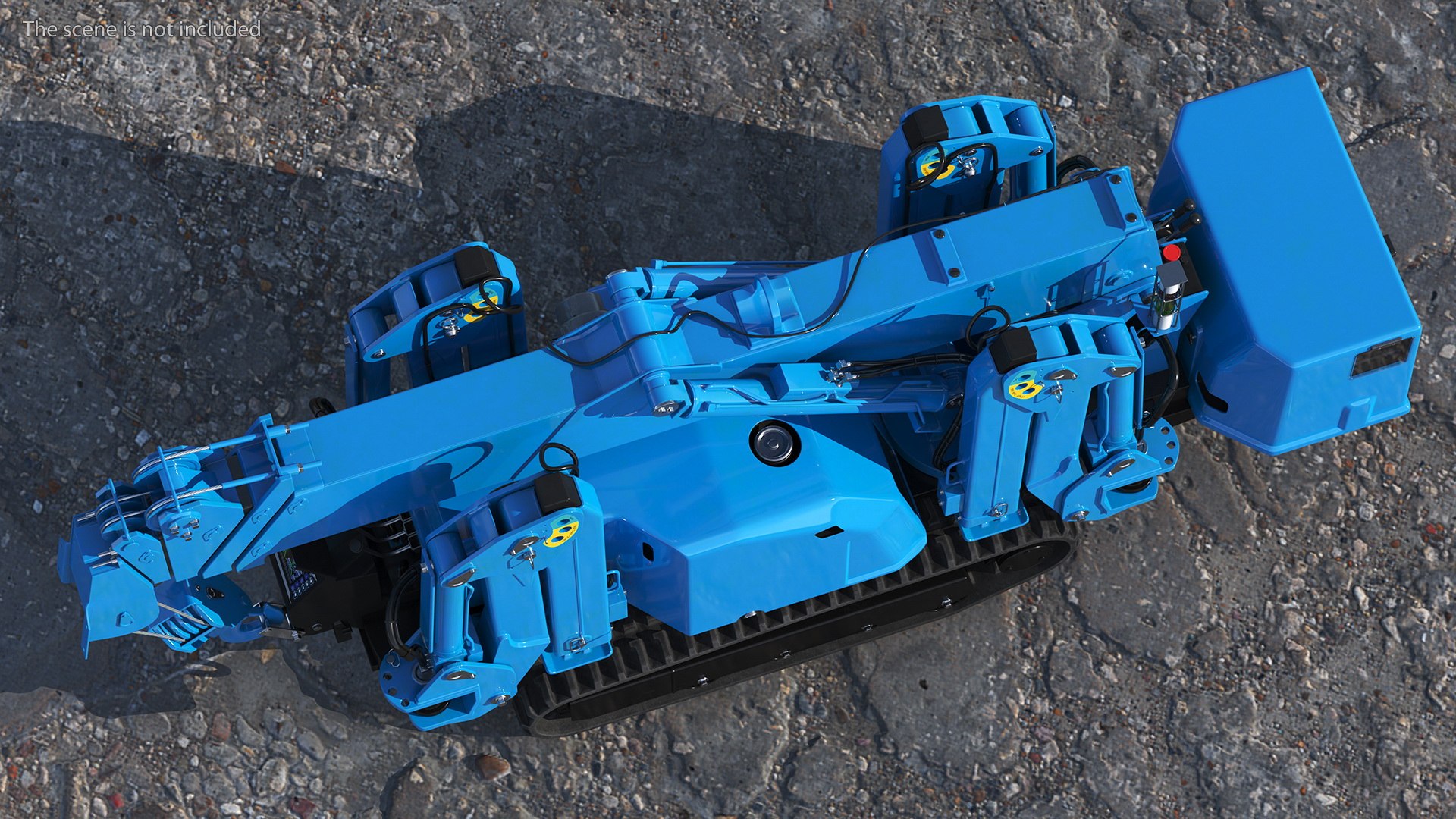 3D Model Spider Mini Crane Rigged - TurboSquid 1838134