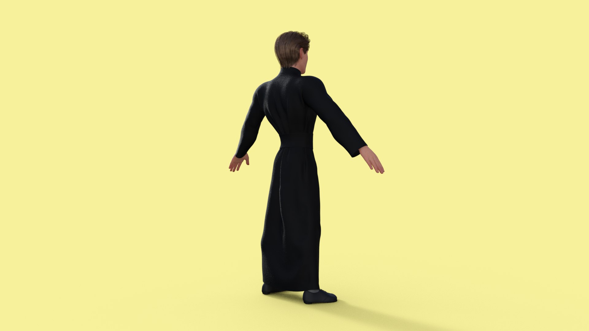 3D Model Cartoon Priest - TurboSquid 1979503
