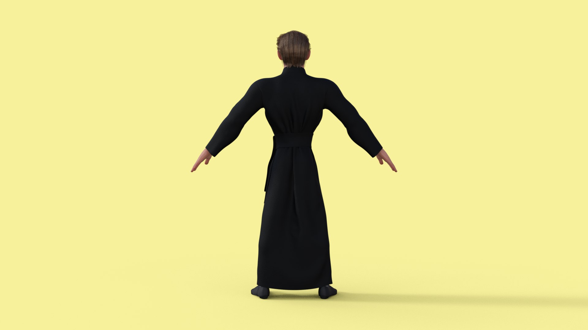 3D Model Cartoon Priest - TurboSquid 1979503