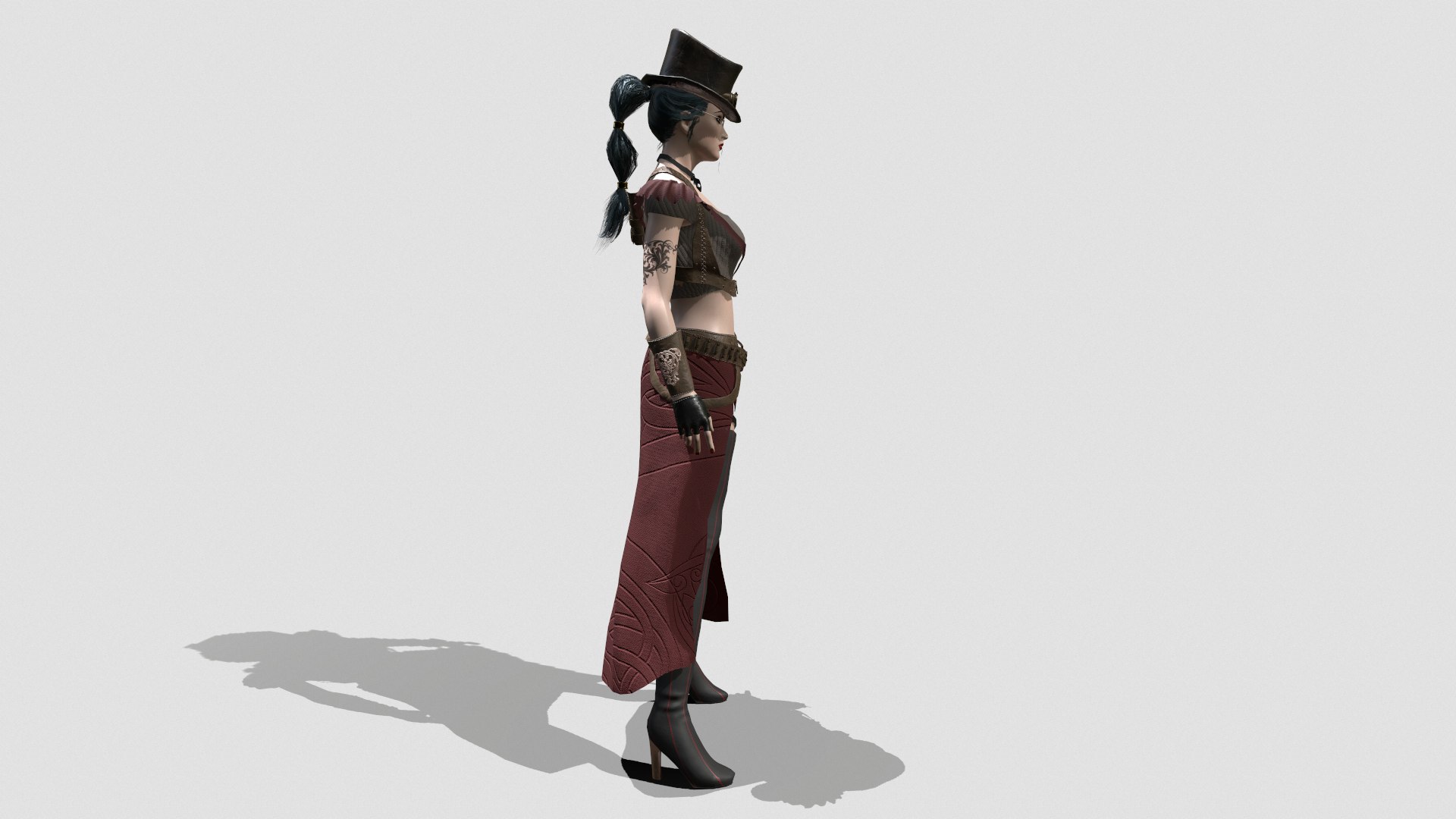 3D Steampunk Character Pack Model - TurboSquid 2155643