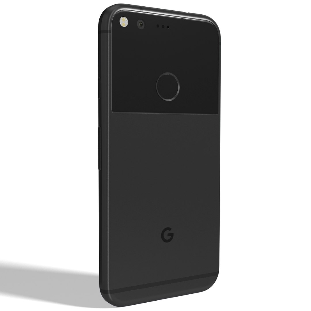 3d model realistic google pixel colors