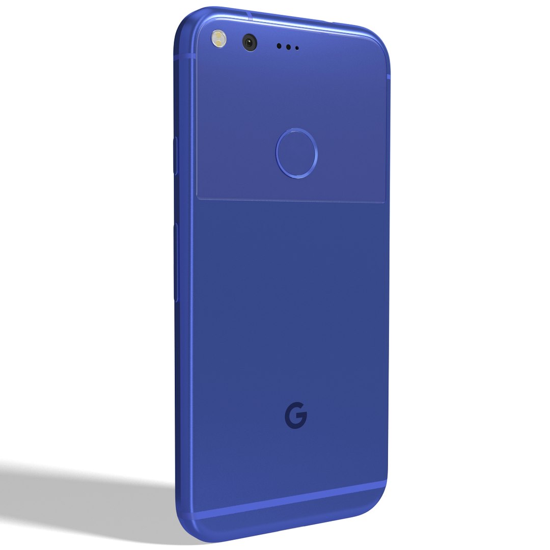 3d model realistic google pixel colors