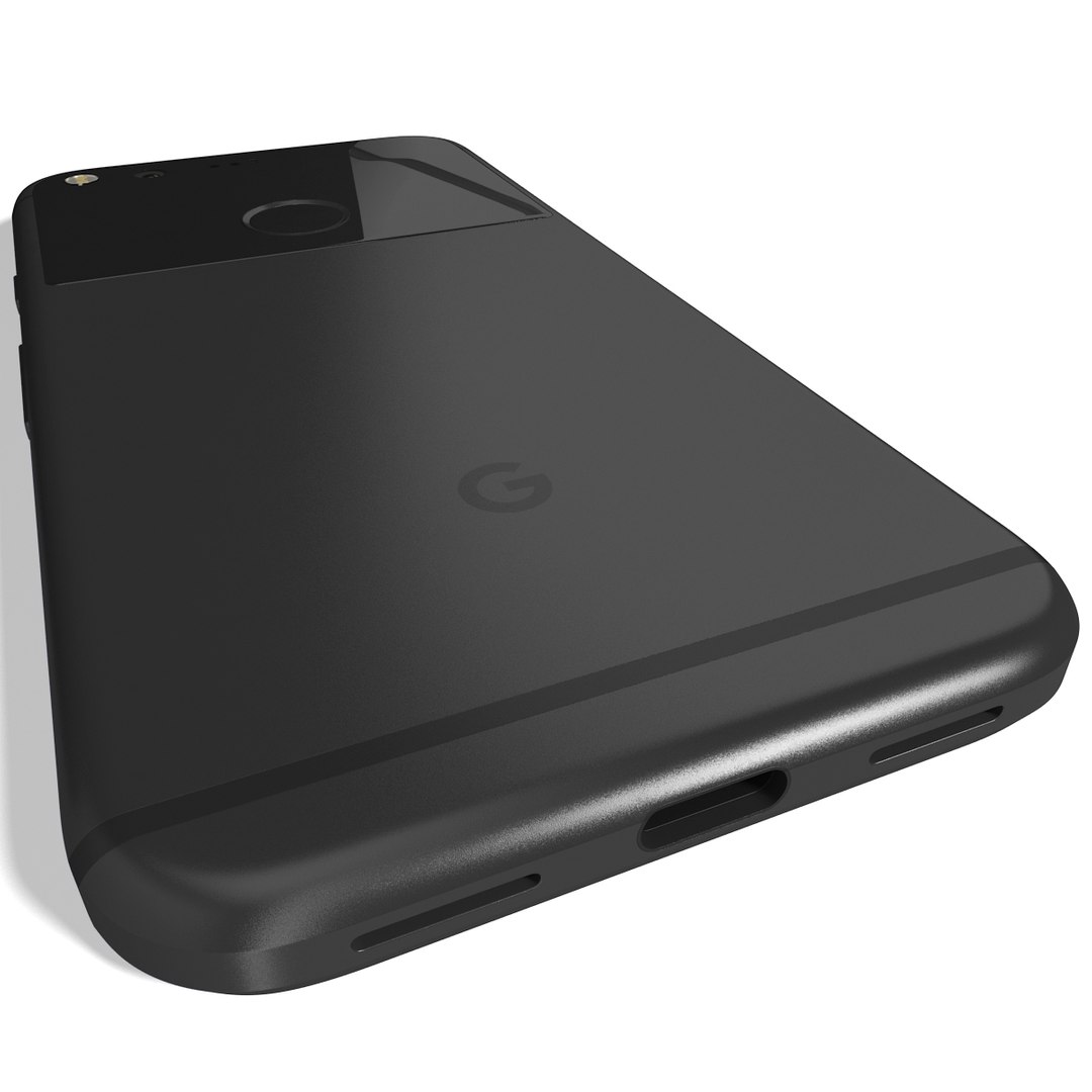 3d model realistic google pixel colors