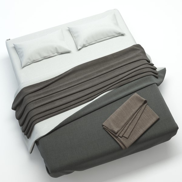 3d bed photorealistic realistic