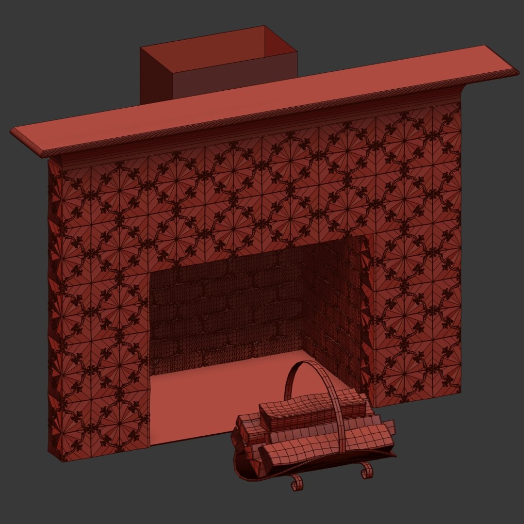 3D Fireplace Heating Firebox - TurboSquid 1473736
