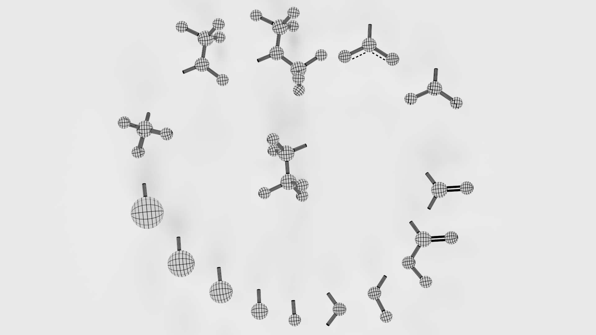 3D Model Organic Function Group - TurboSquid 2018011