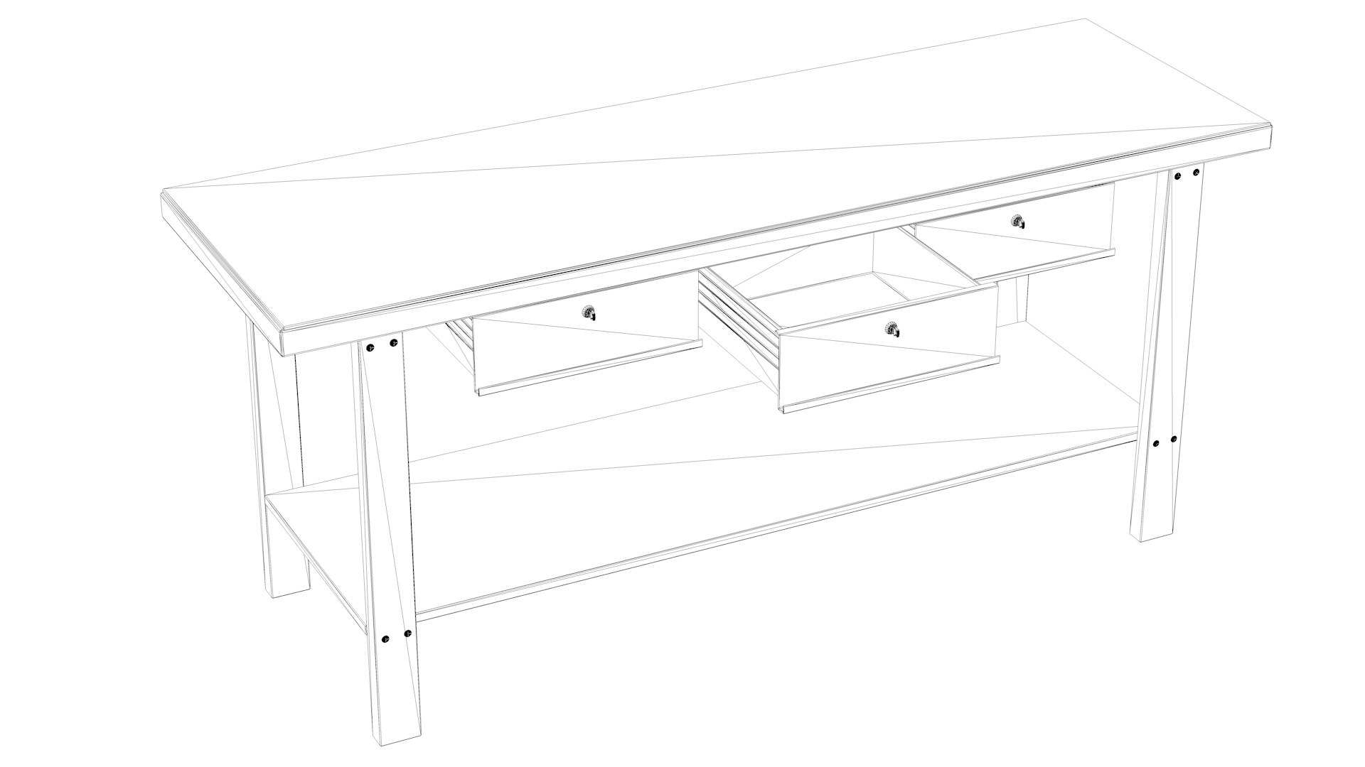 Tool Table 3D Model - TurboSquid 1677770