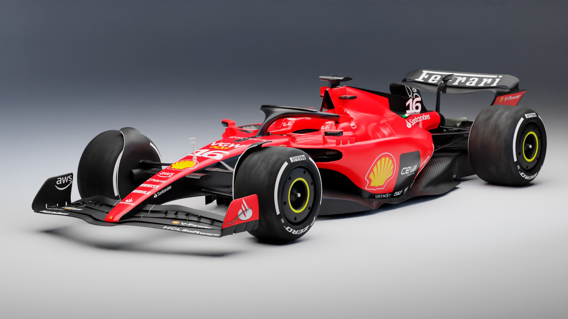 modelo 3d Ferrari SF23 - TurboSquid 2060474