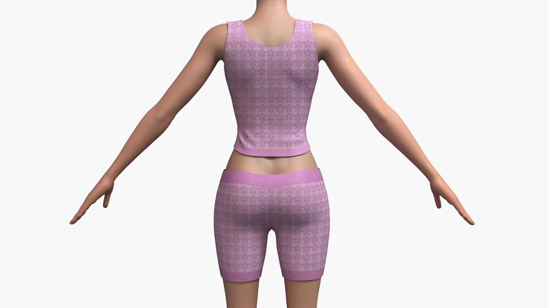 Cloth Short Female Mannequin Model - TurboSquid 1507318
