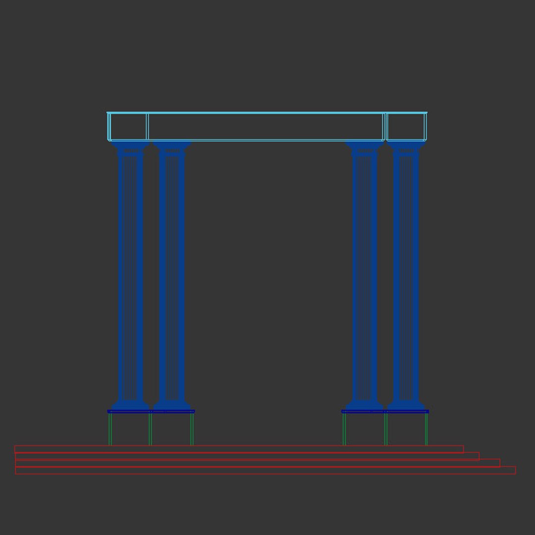 3d Columns