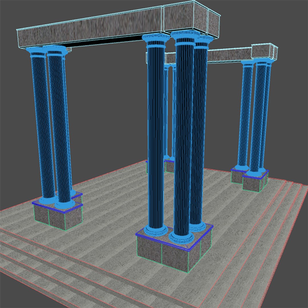 3d Columns