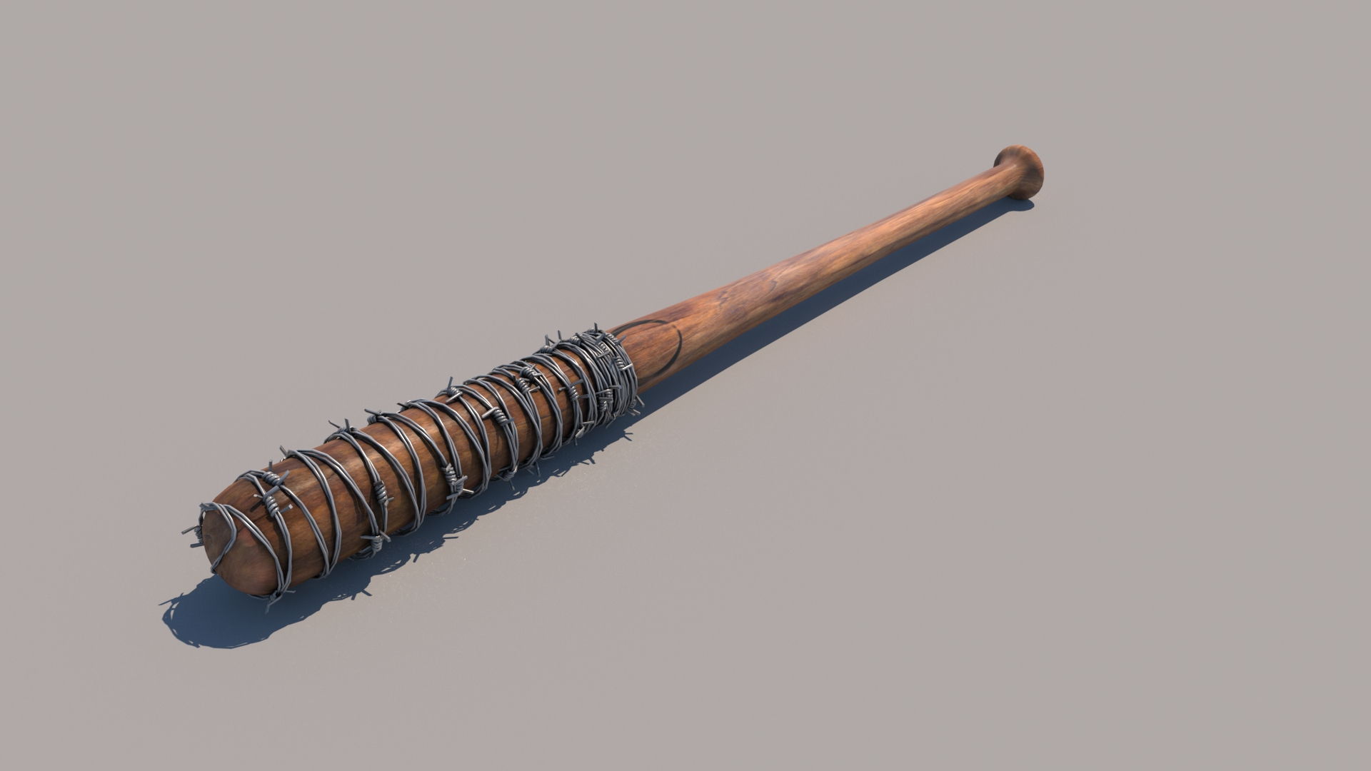 Baseball Bat Lucille 3D Model - TurboSquid 1255034