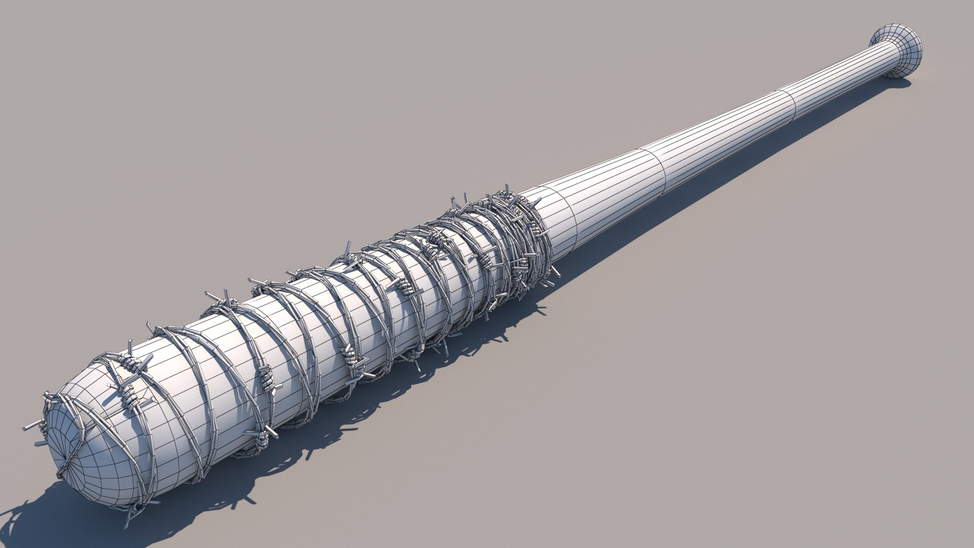 Baseball Bat Lucille 3D Model - TurboSquid 1255034