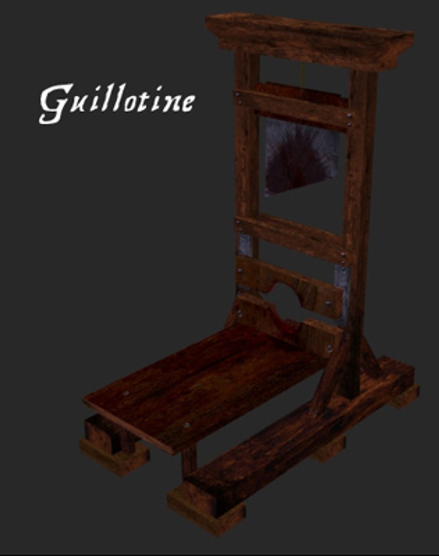 Guillotine Fantasy Medieval Ma