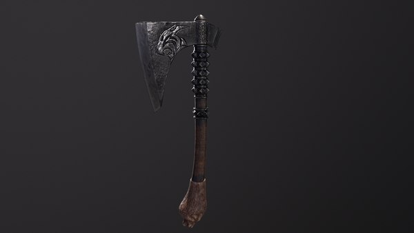 modelo 3d Hacha León Vikingo - TurboSquid 1695487