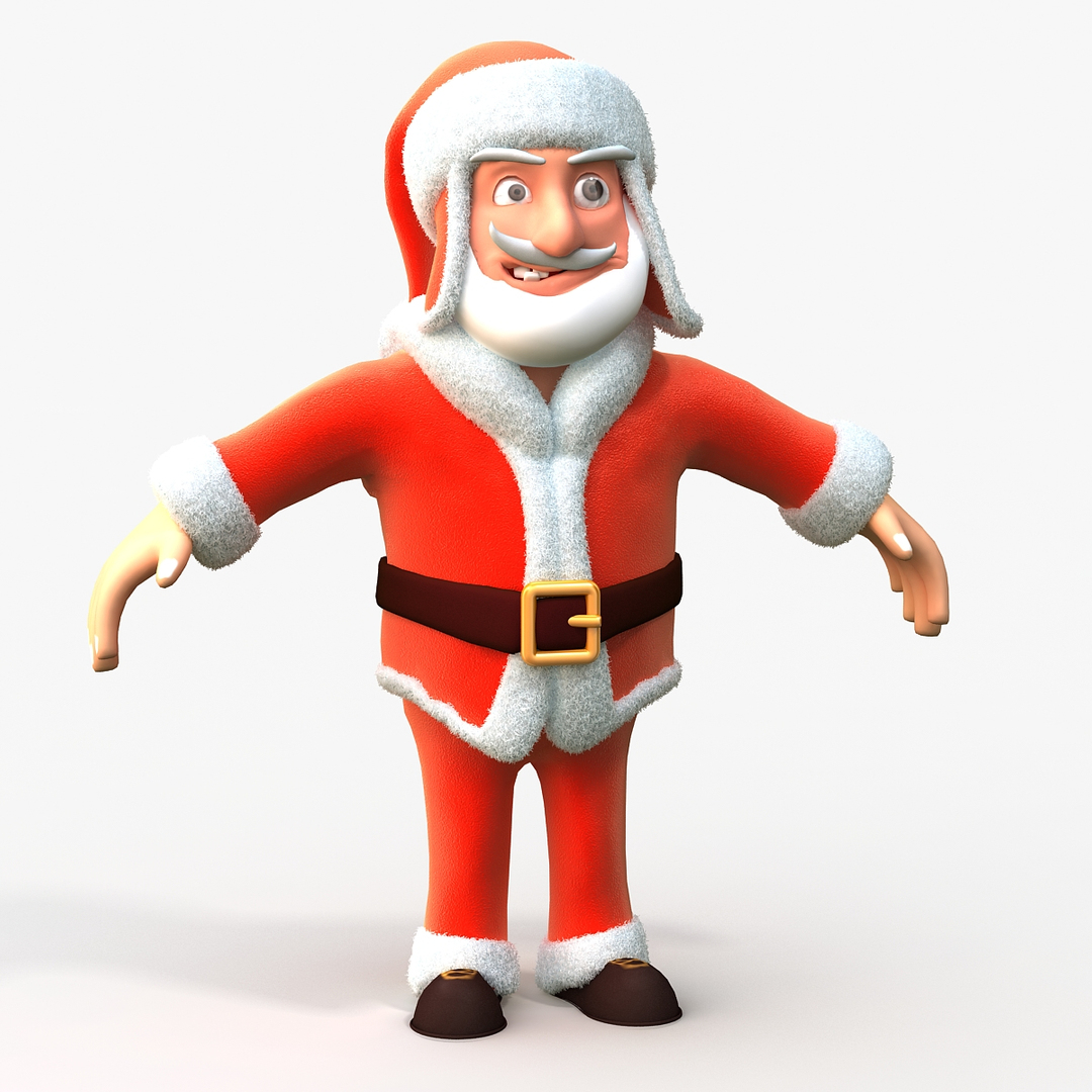 max cartoon crazy santa