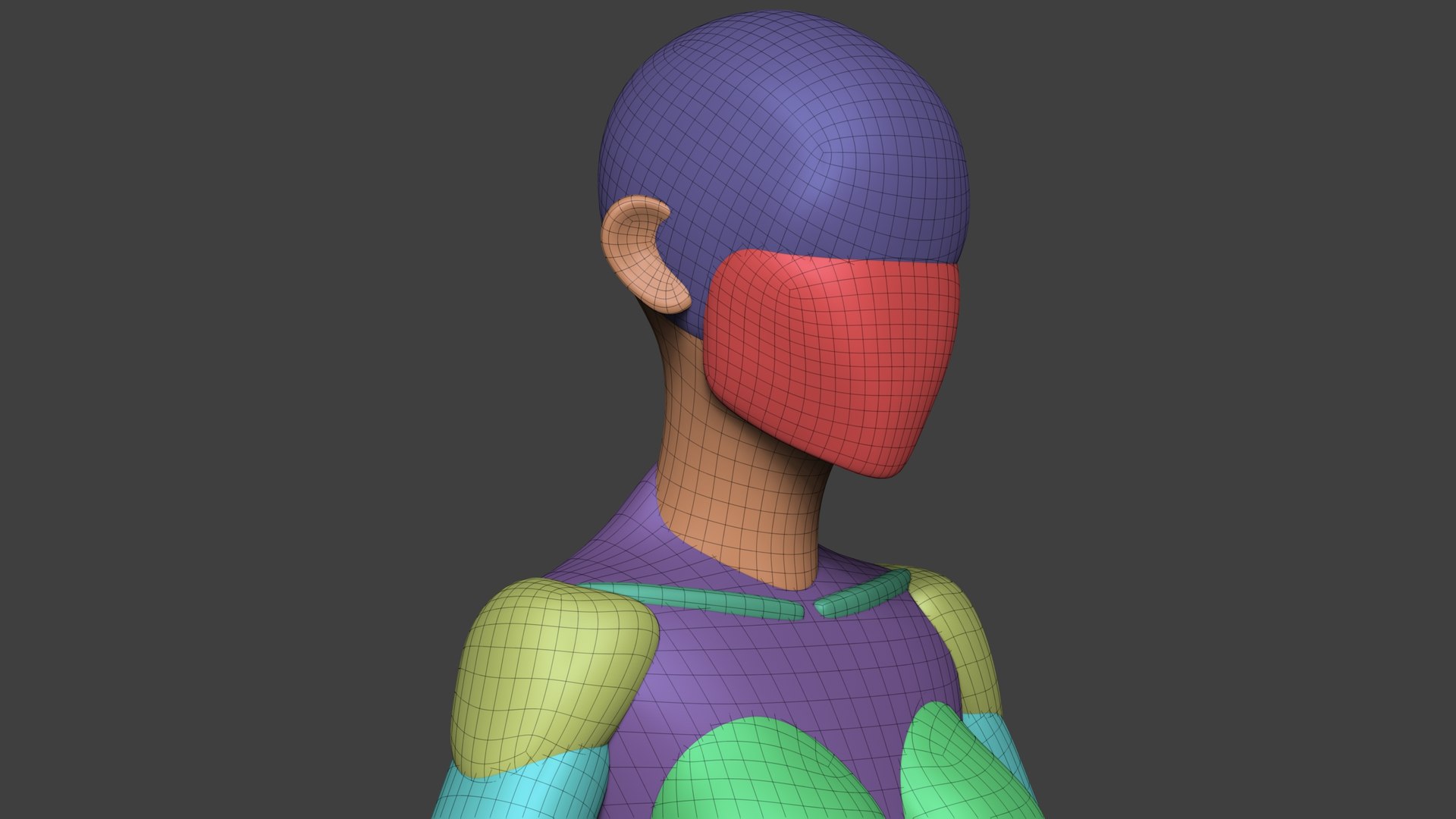 Stylized Female Basemesh 3D Model - TurboSquid 2347466