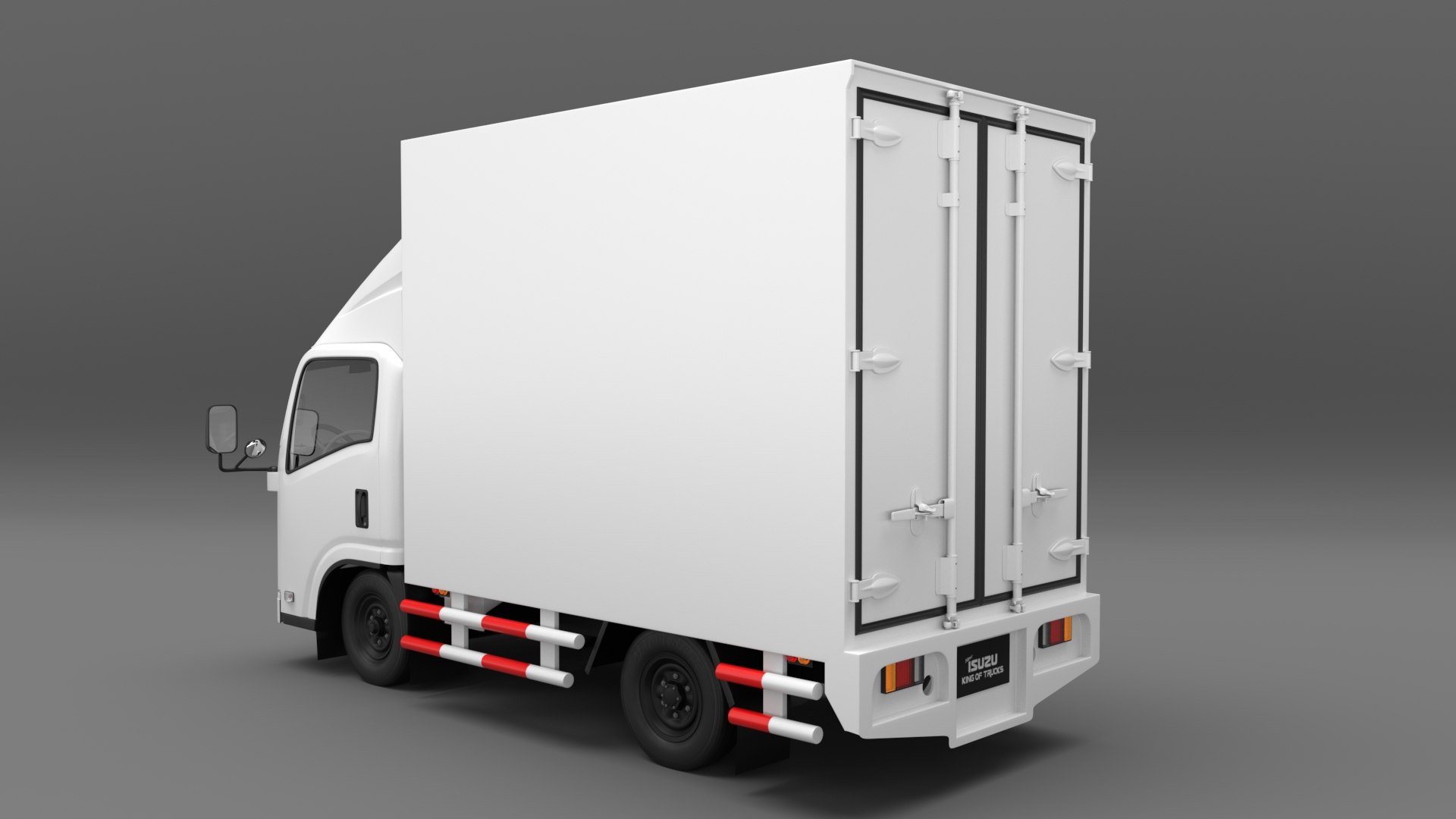 3D ISUZU NLR130 Box V2 Model - TurboSquid 2084959