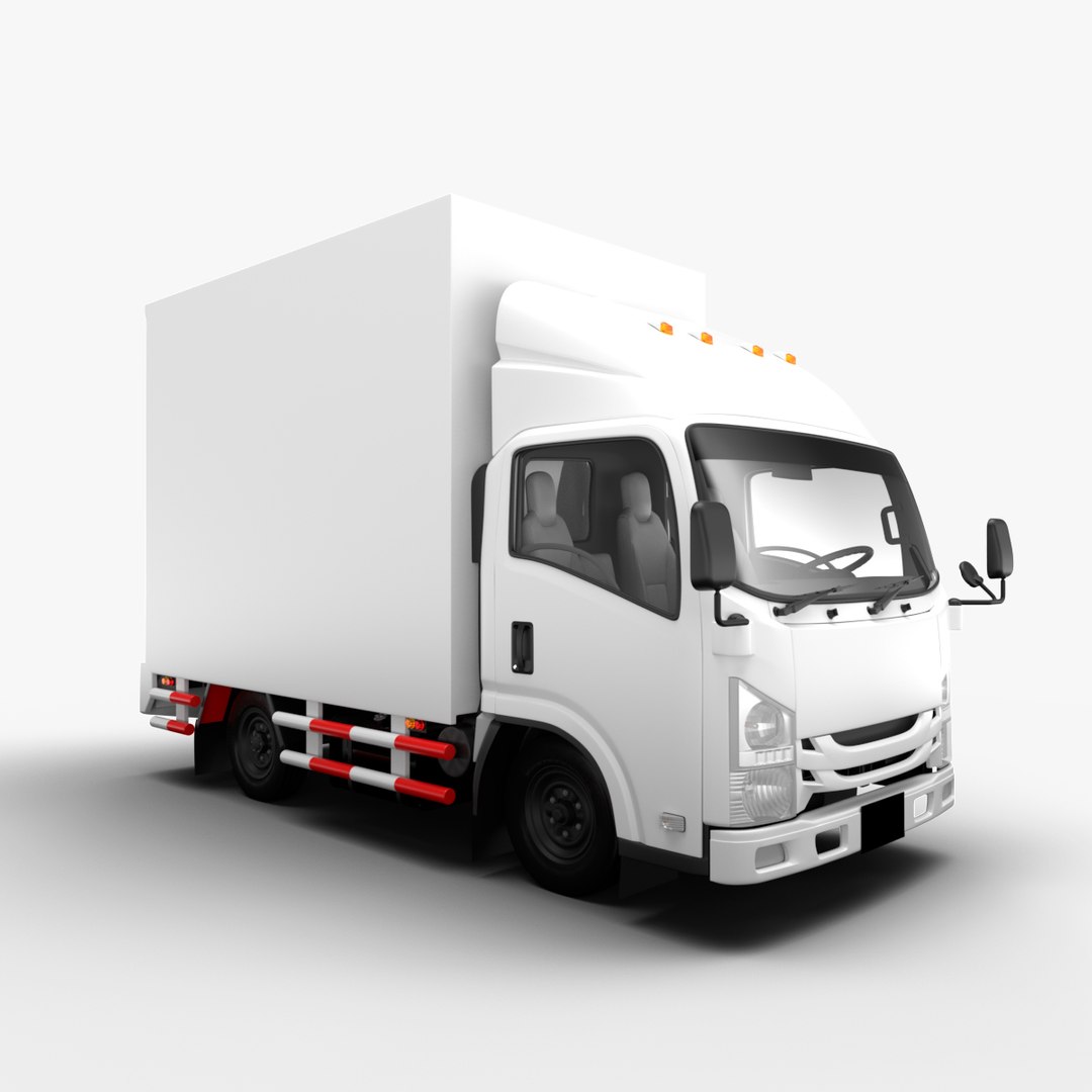 3D ISUZU NLR130 Box V2 model - TurboSquid 2084959