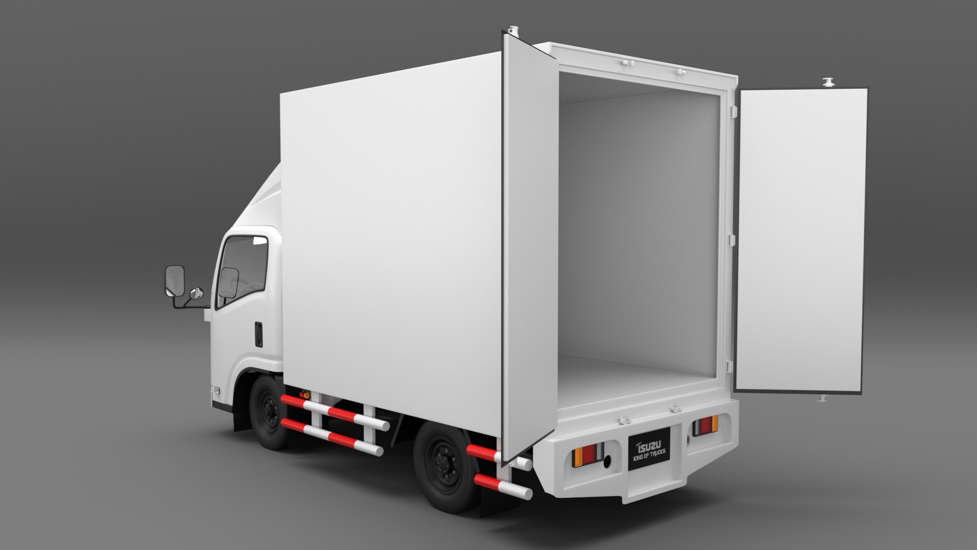 3D ISUZU NLR130 Box V2 Model - TurboSquid 2084959