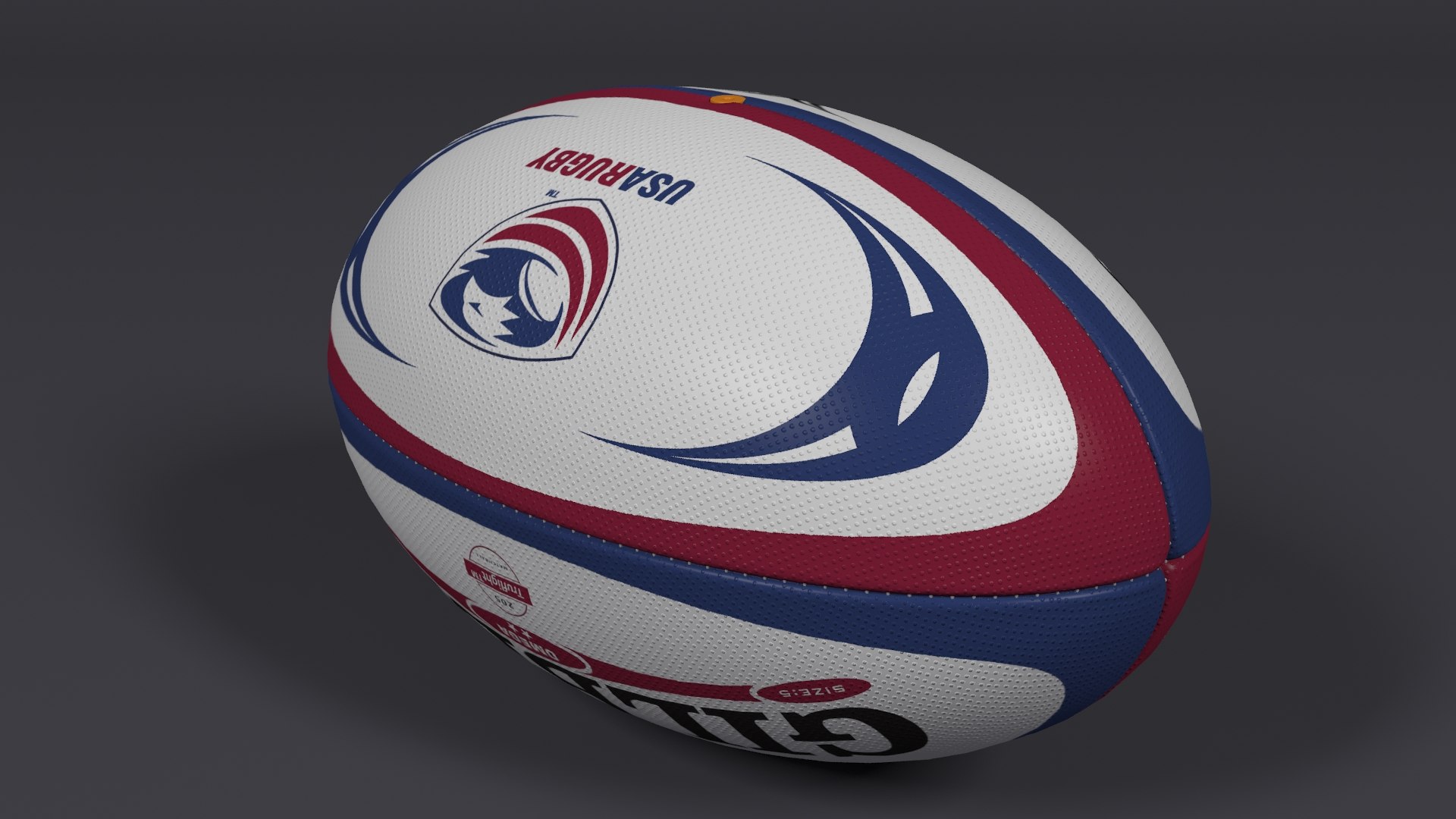 3d model rugby ball