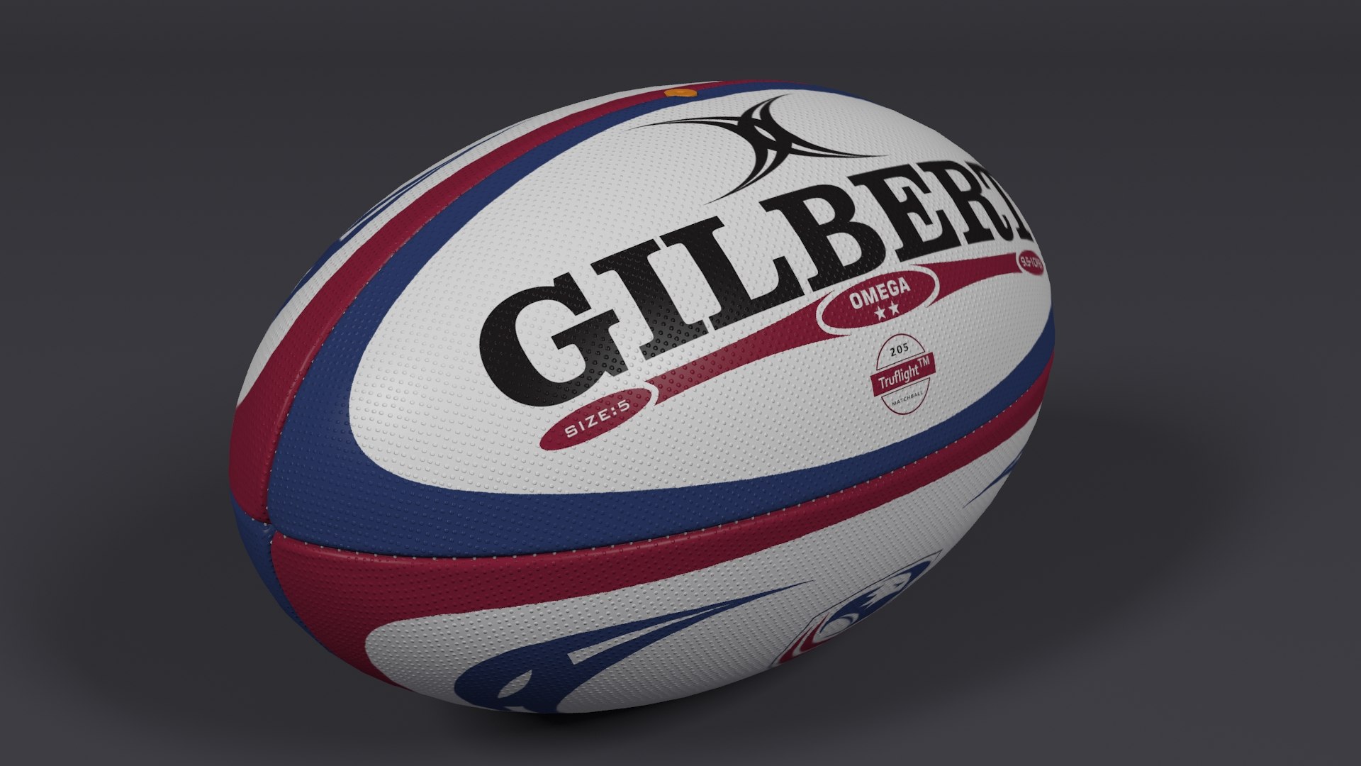 3d model rugby ball