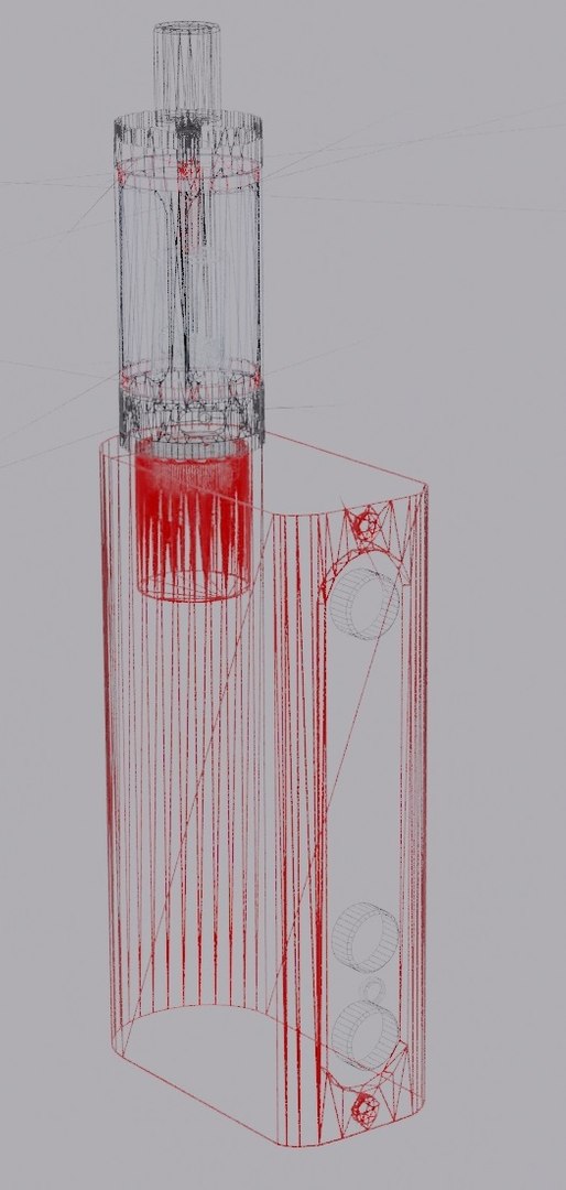 Vaping Mod Tank 3D Model - TurboSquid 1594476