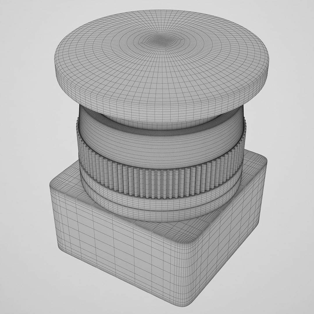 3D Industrial Button Model - TurboSquid 1259944