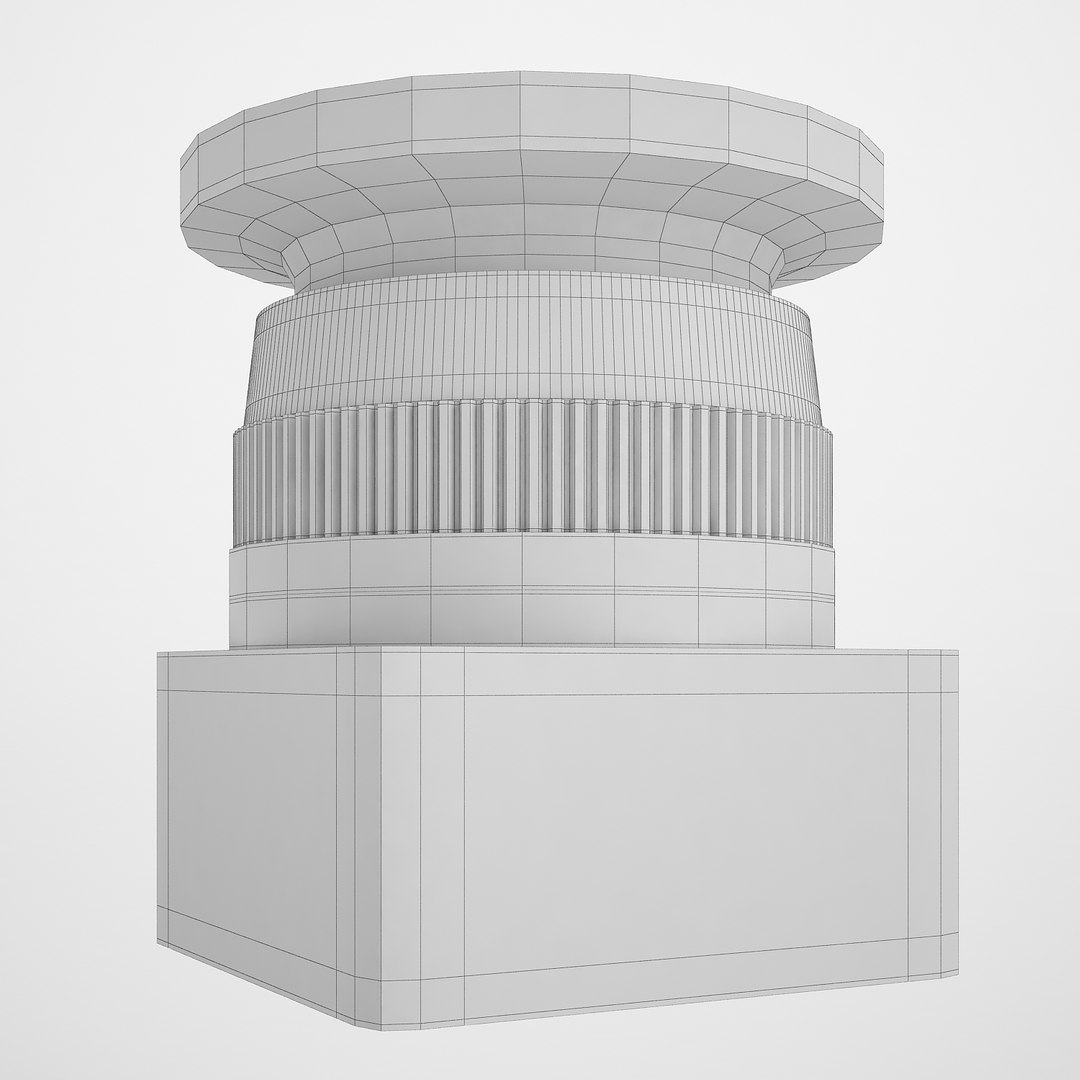 3D Industrial Button Model - TurboSquid 1259944