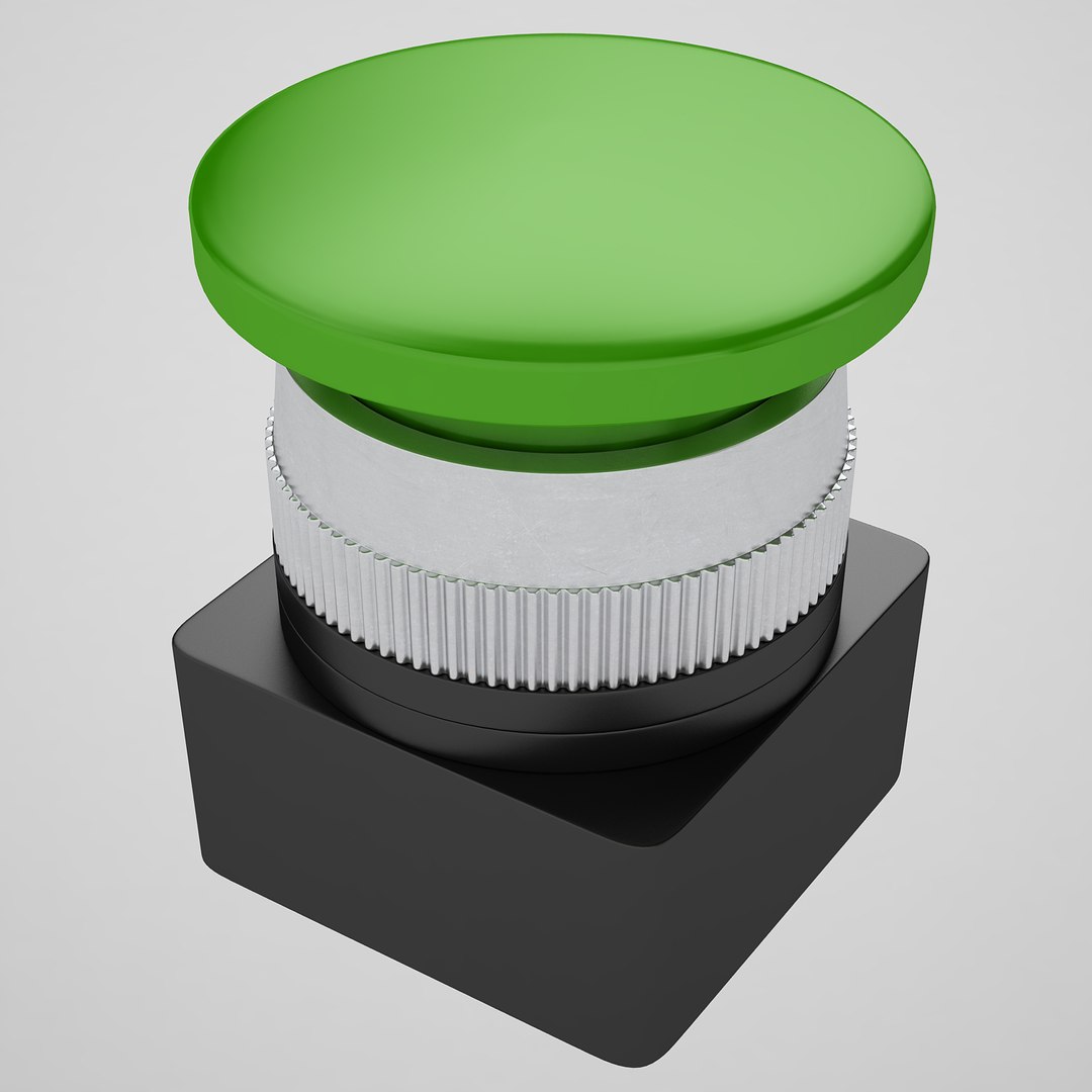 3D Industrial Button Model - TurboSquid 1259944