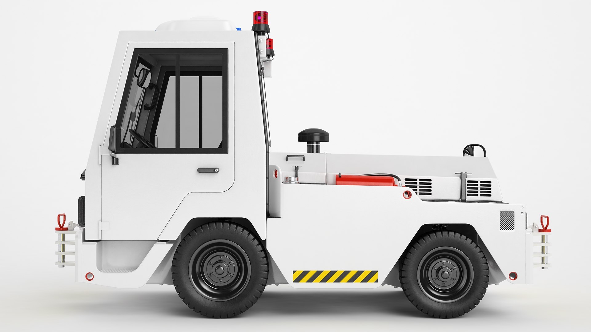 Aircraft Tow Tractor 3D Model - TurboSquid 1630634