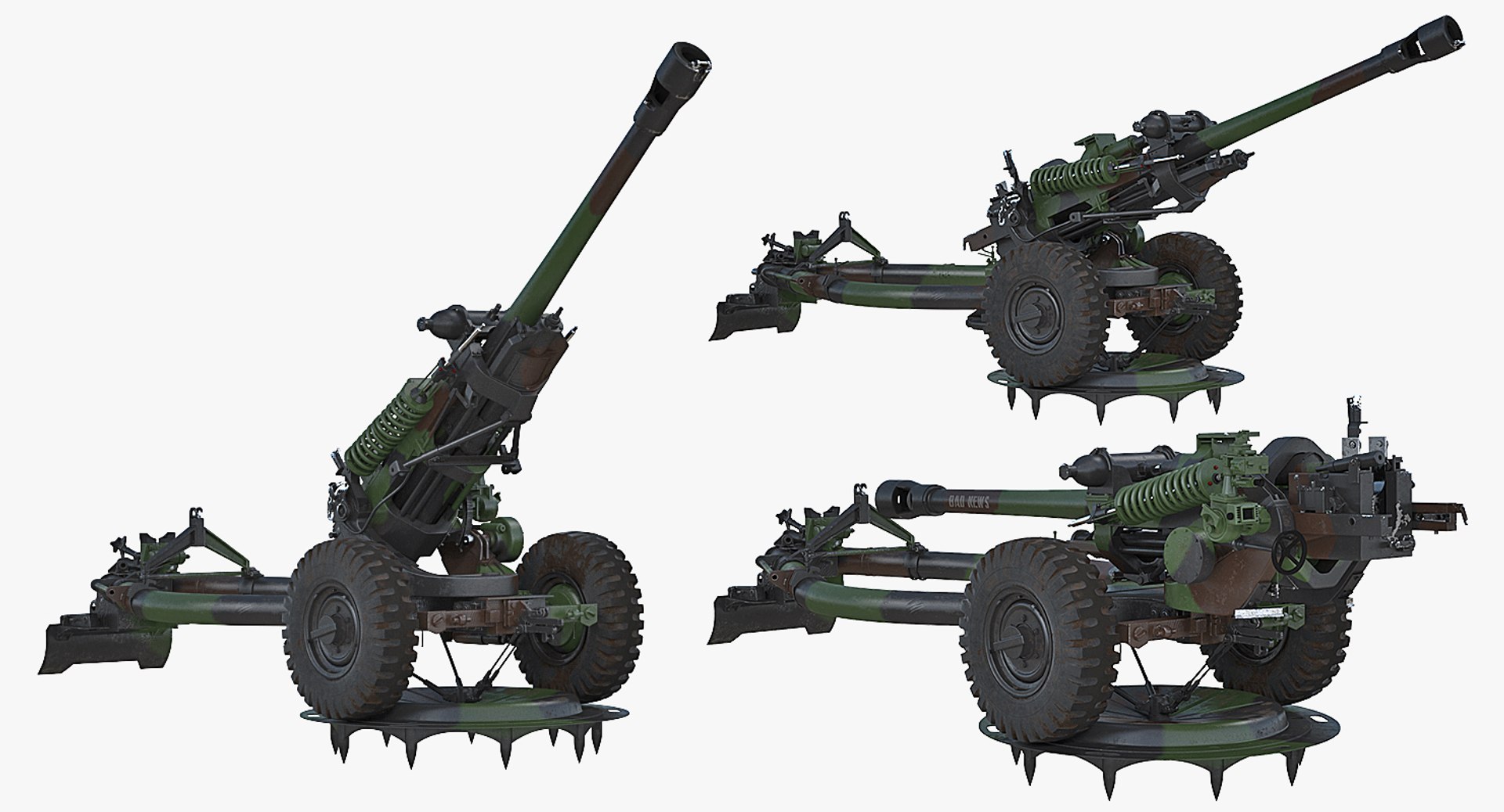 Light Field Howitzer M119 3D - TurboSquid 1241993