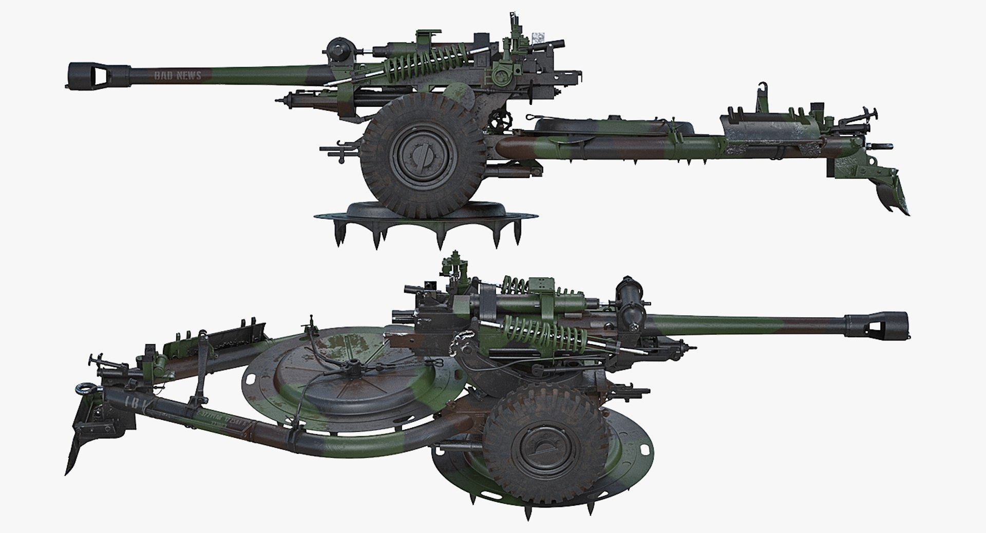 Light Field Howitzer M119 3D - TurboSquid 1241993