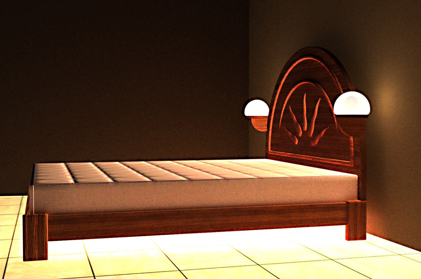 3D Sun Bed model - TurboSquid 2158288