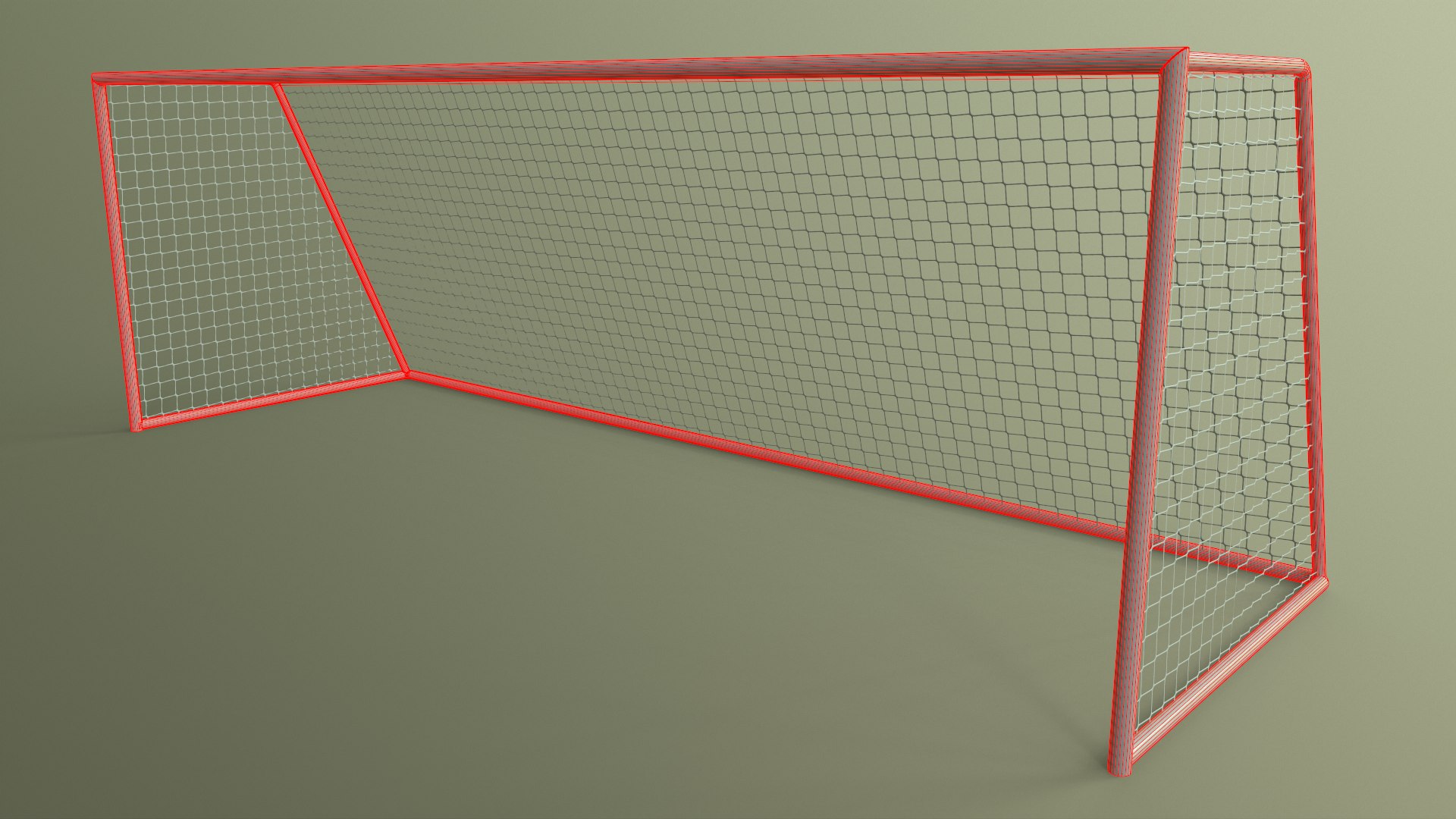 PBR Soccer Football Goal Post E 3D Model - TurboSquid 1915090