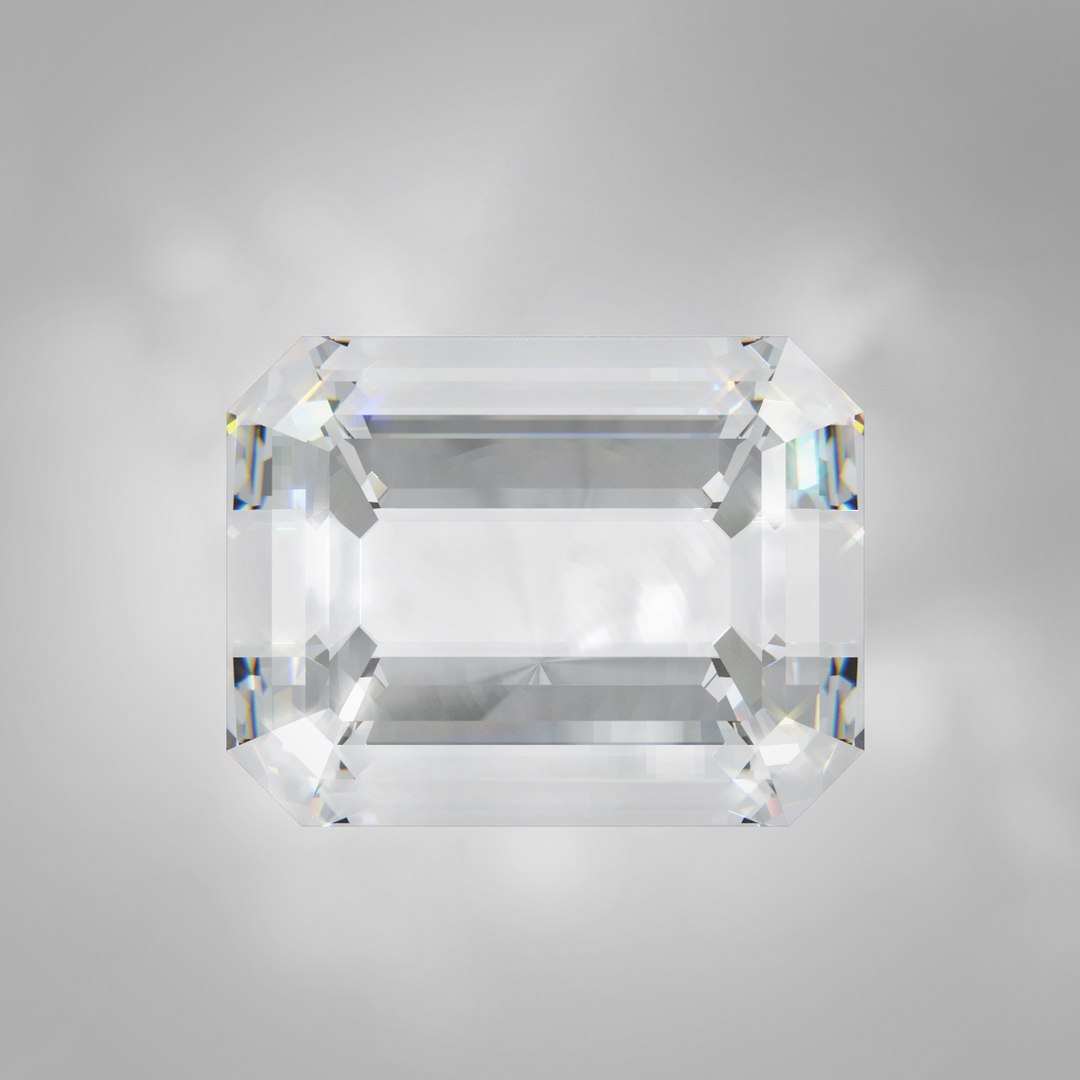 3d Model Diamond Shapes